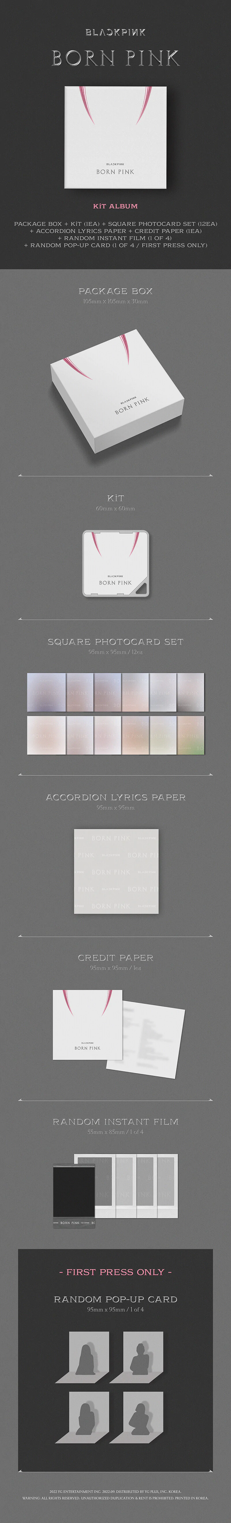 BLACKPINK - [BORN PINK] KiT ALBUM (2nd Album) - CATCHOPCD